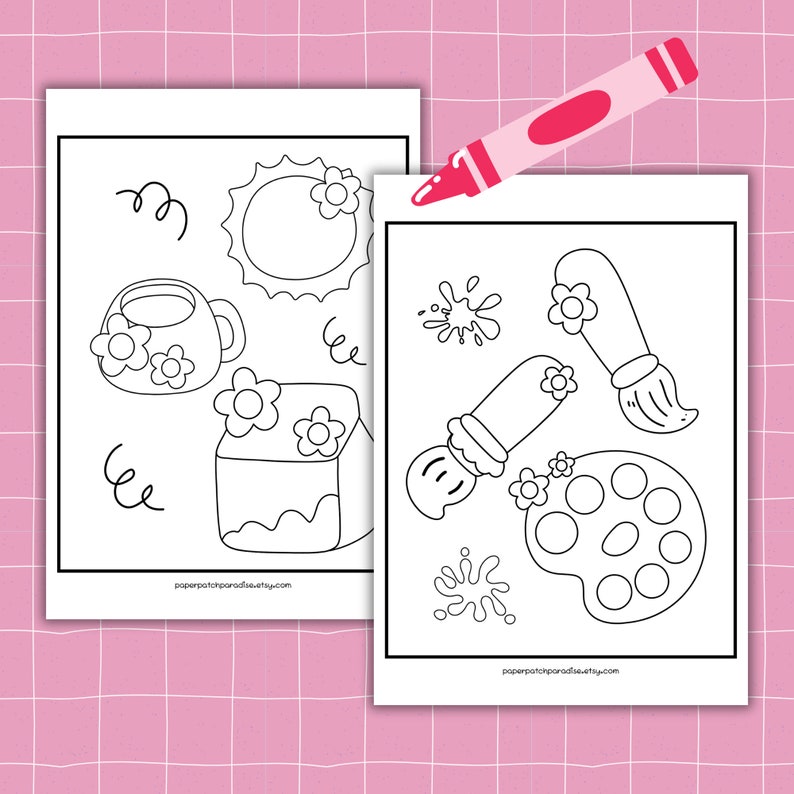 Back to School Coloring Pages Printable Bold and Easy Coloring Sheets ...
