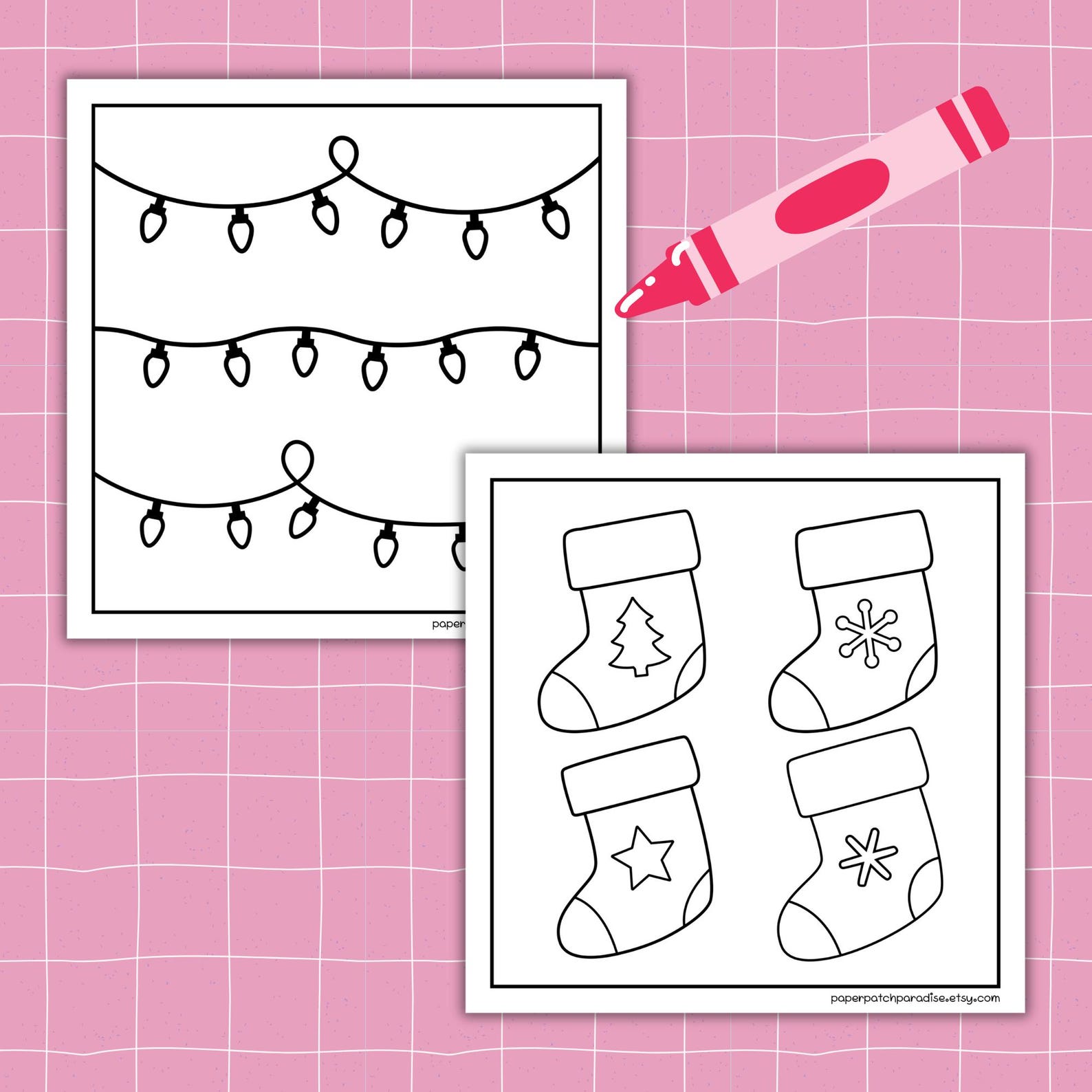 Christmas Patterns Coloring Pages Printable Bold Easy Coloring Sheets ...