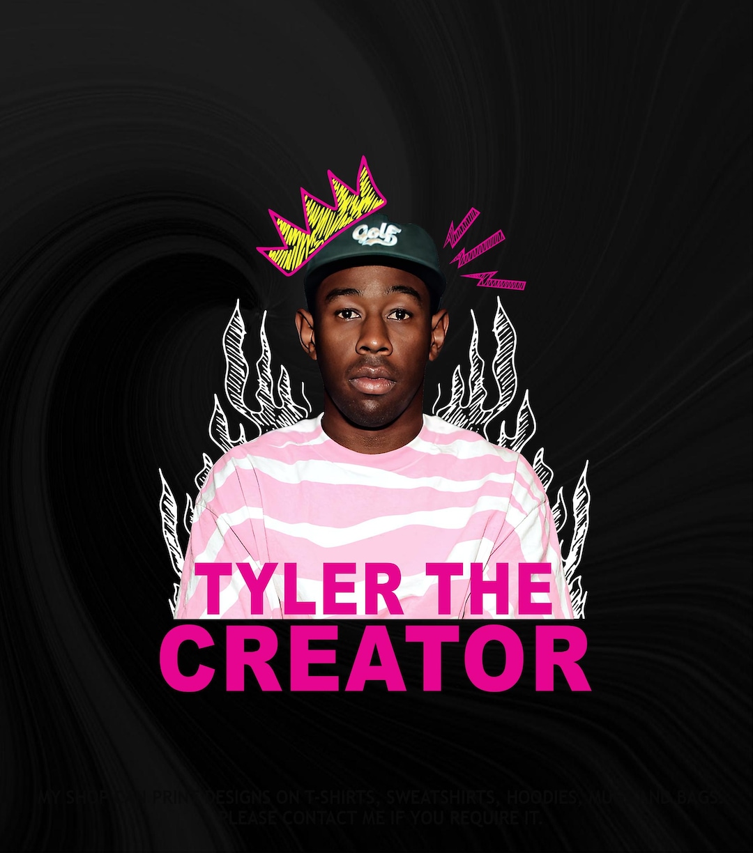 Vintage Tyler the Creator Png, Tyler the Creator Rap Singer Digital ...