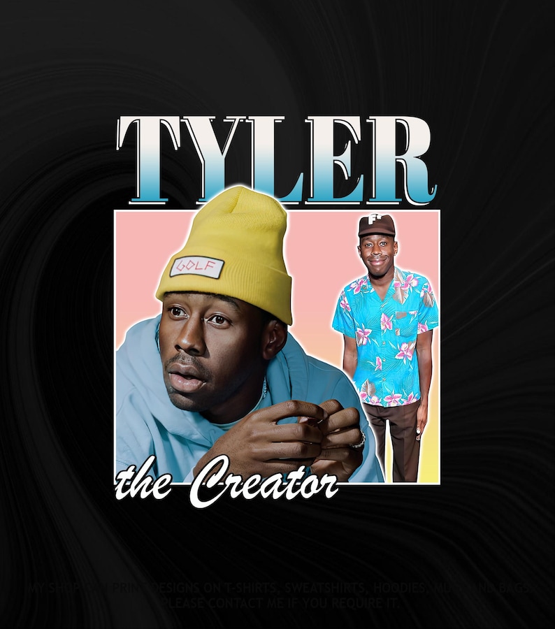 Vintage Tyler the Creator Png, Tyler the Creator Rap Singer Digital ...