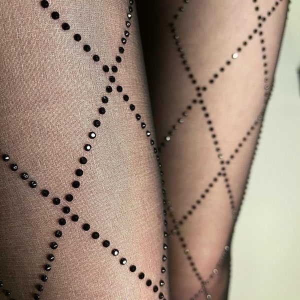 Glitter Tights - Etsy