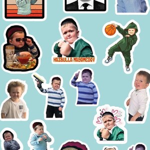 Hasbulla Mood Laptop Phone Sticker Set 16 Pcs - Etsy UK
