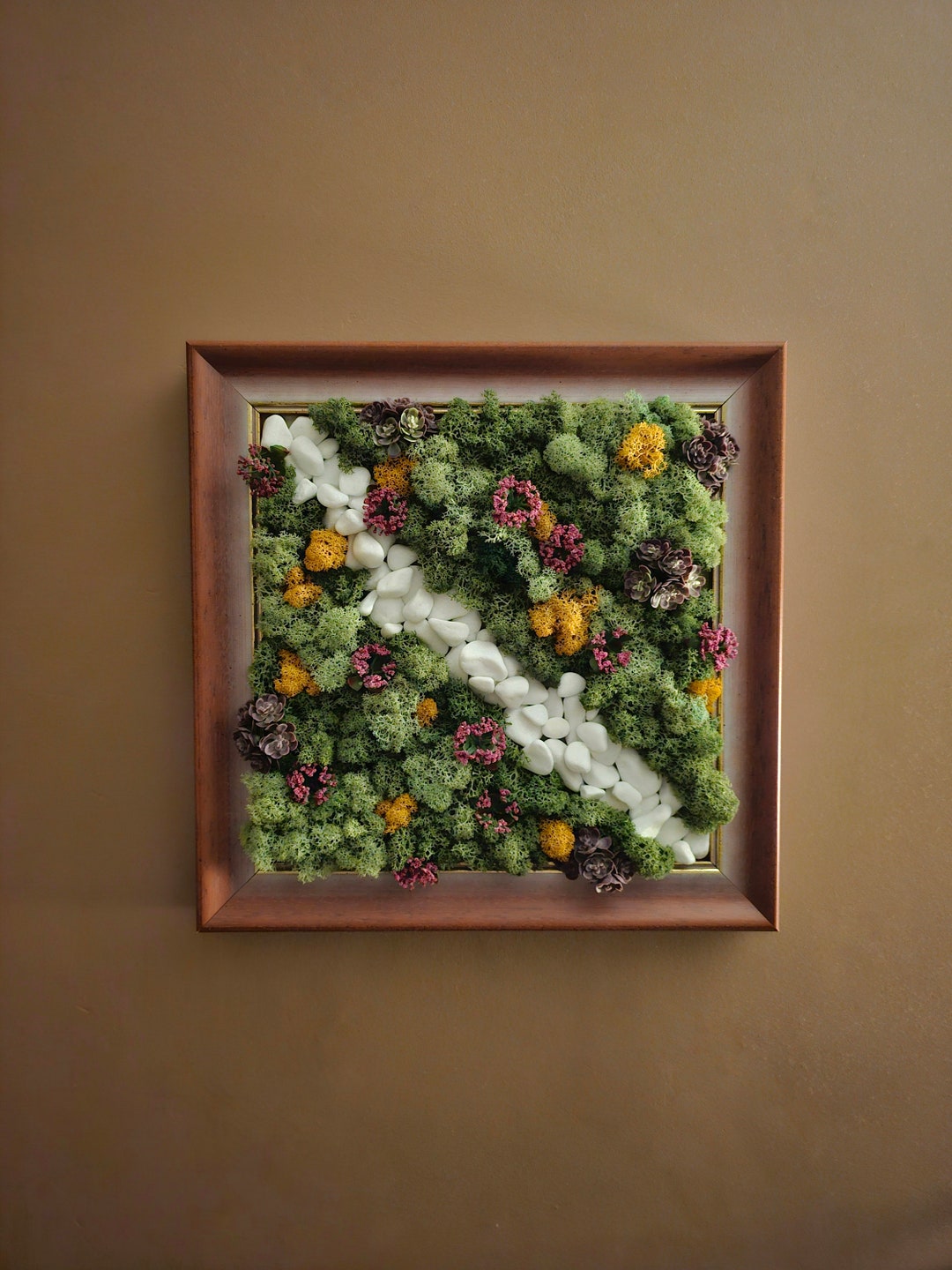 Moss Wall Art | Moss Wall Decor | Preserved Moss Art Framed | Moss No ...