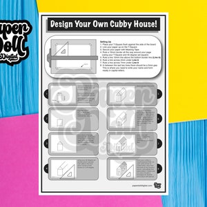 How to Draw a 3D Cubby House Printable Teaching Teacher Resource Art ...
