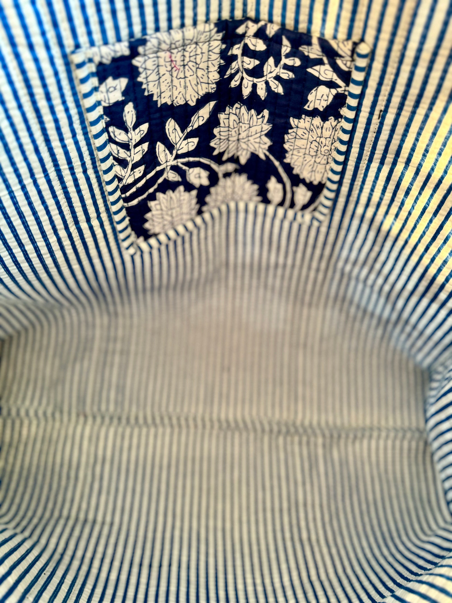 Hand Block Print Tote Bag quilted Bag handmade Bag printed Tote Bag ...