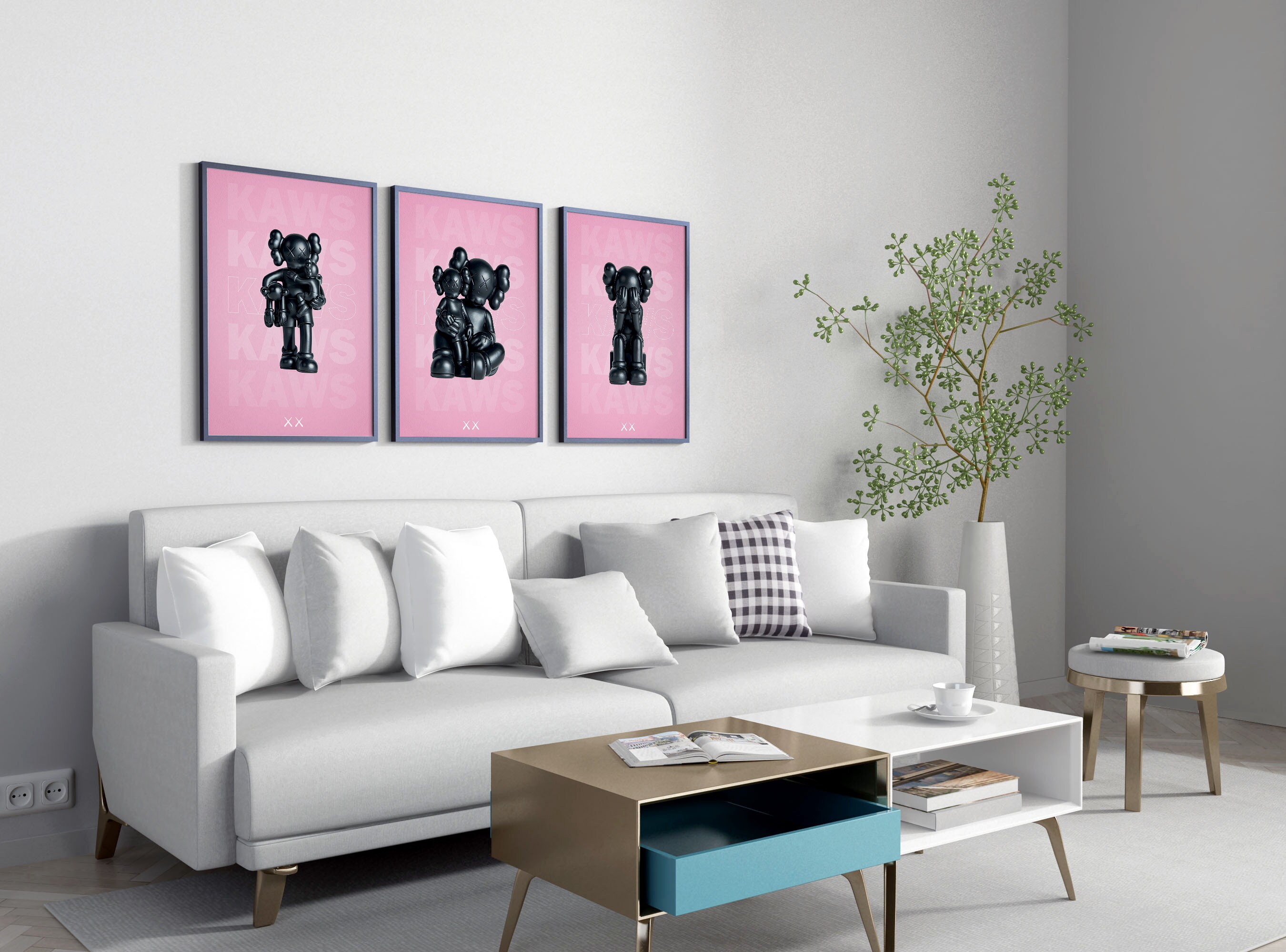 Hypebeast Figure Poster Set: 3 Digital Prints for Instant Download ...