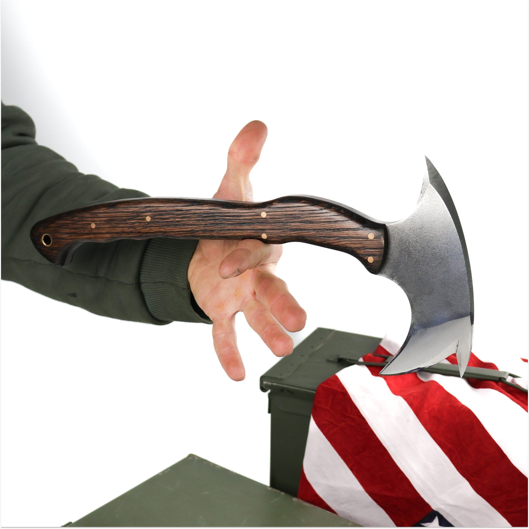 Tomahawk Axe Tactical Tomahawk Axe Combat Tactical Hatchet Hand Forged ...