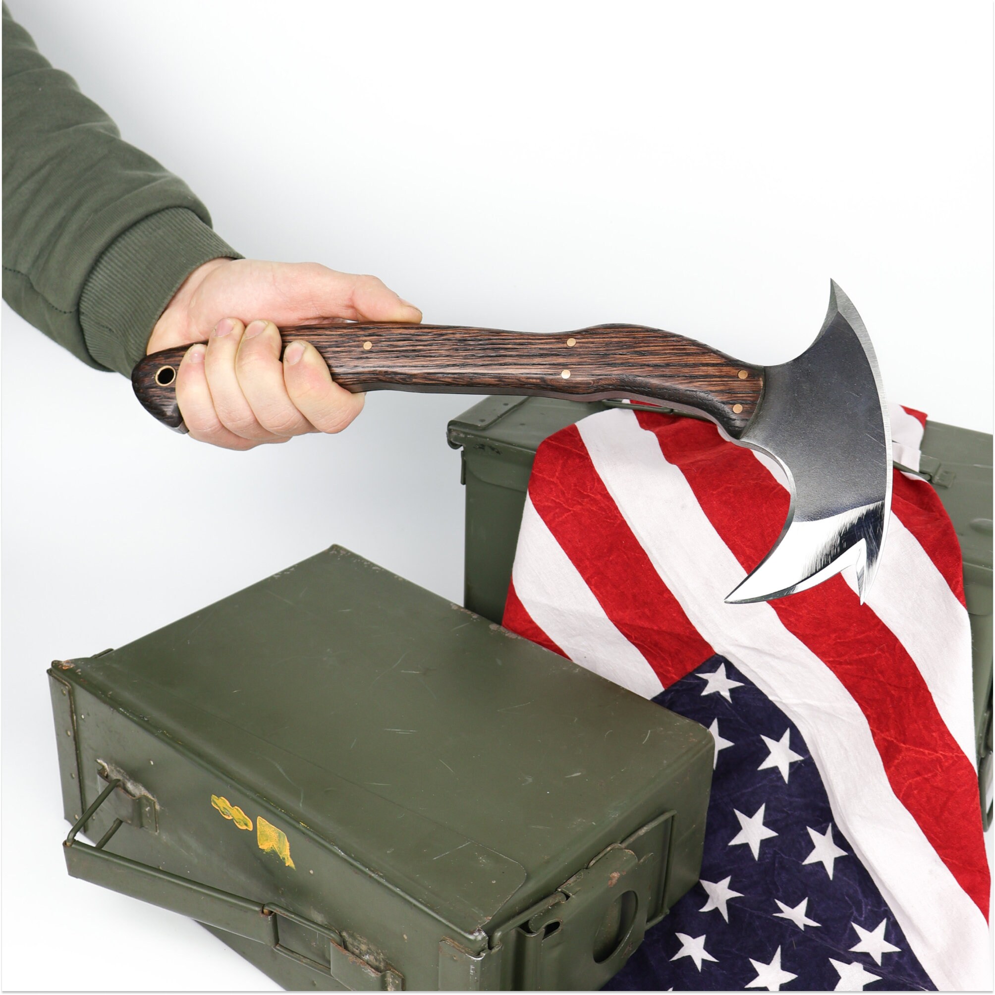 Tomahawk Axe Tactical Tomahawk Axe Combat Tactical Hatchet Hand Forged ...