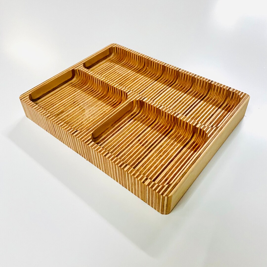 Handmade Birch Plywood End Grain Catch All Tray, Wedding, Anniversary ...