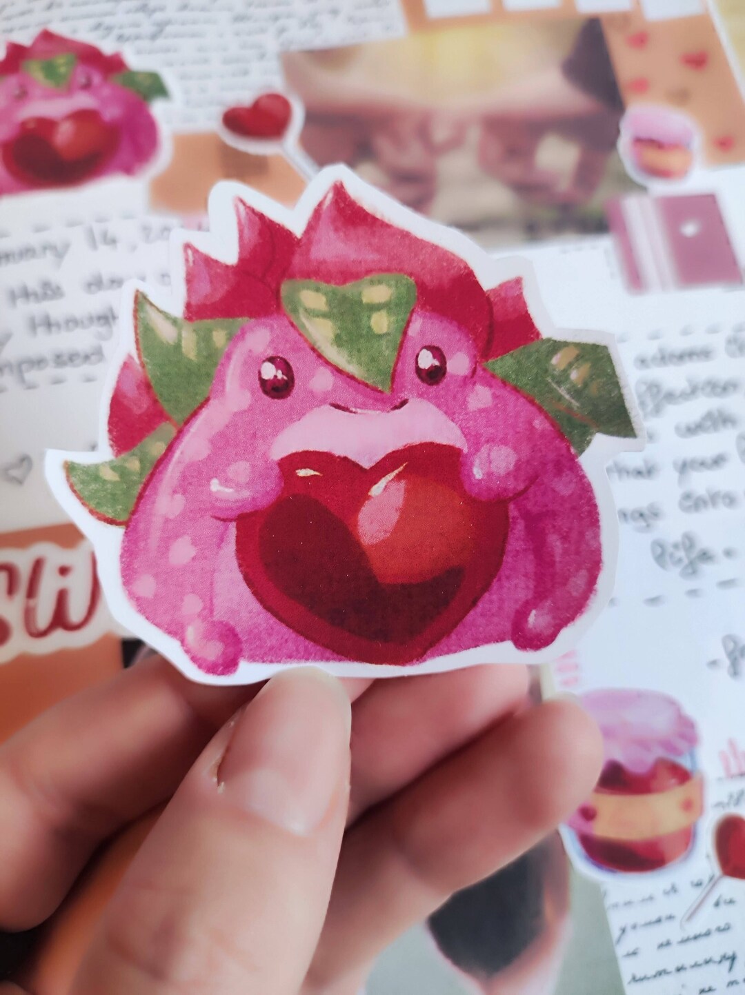 Frog Love Sticker - Etsy
