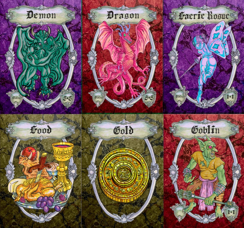 Custom Hand Painted Art Token Bulk Pack for Magic and Other Collectible ...