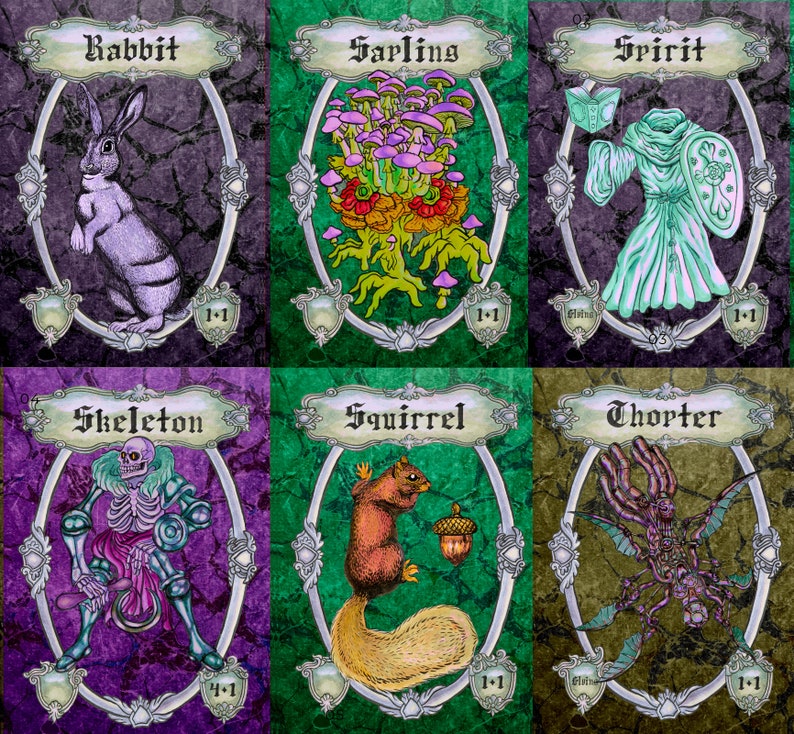 Custom Hand Painted Art Token Bulk Pack for Magic and Other Collectible ...