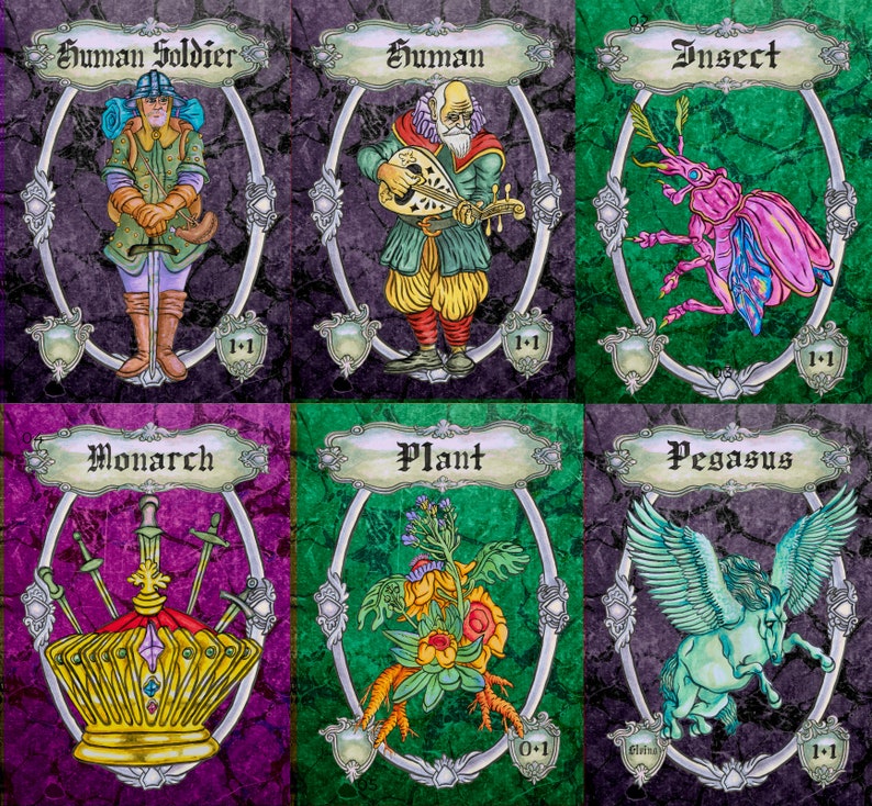 Custom Hand Painted Art Token Bulk Pack for Magic and Other Collectible ...