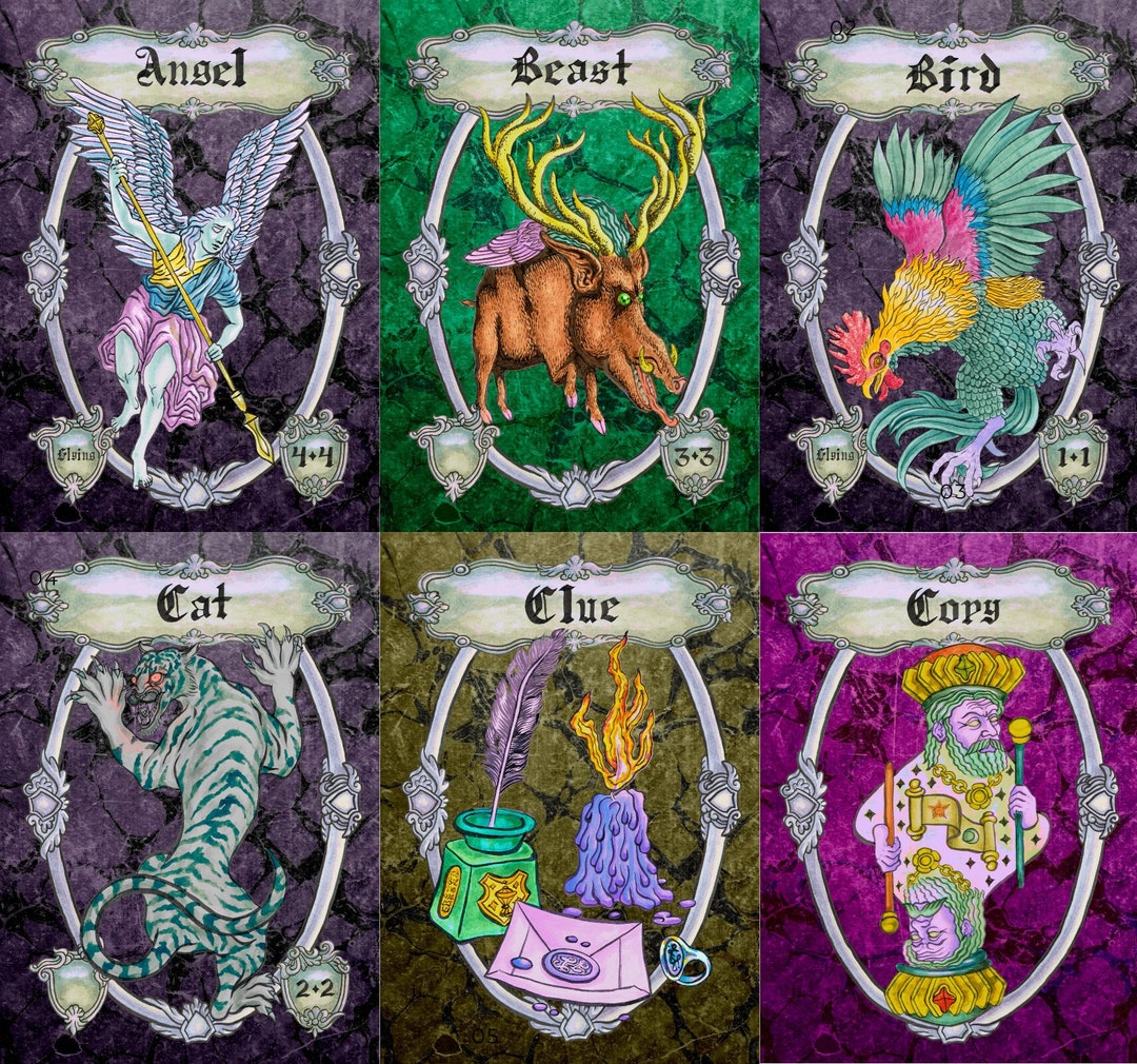 Custom Hand Painted Art Token Bulk Pack for Magic and Other Collectible ...