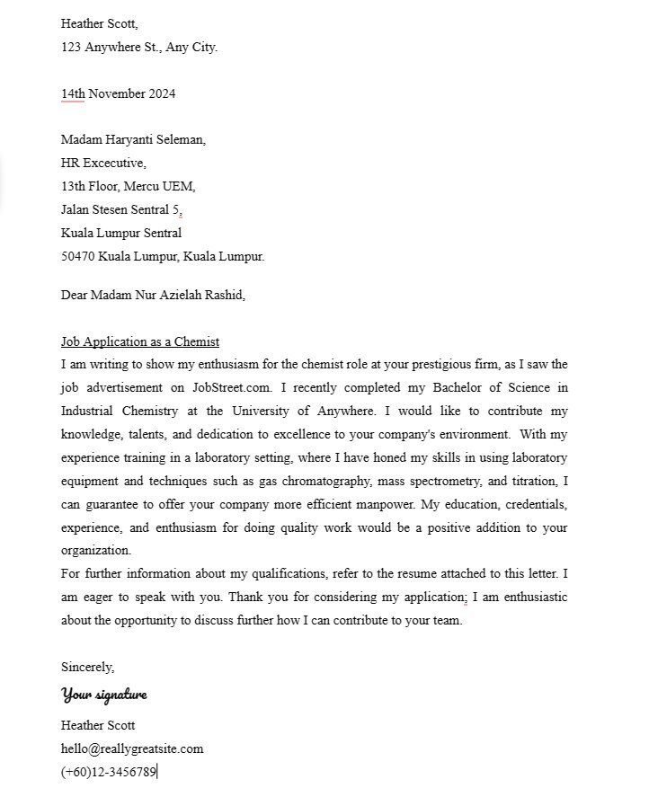 Simple Resume Editable Printable With Job Application Letter Sample - Etsy