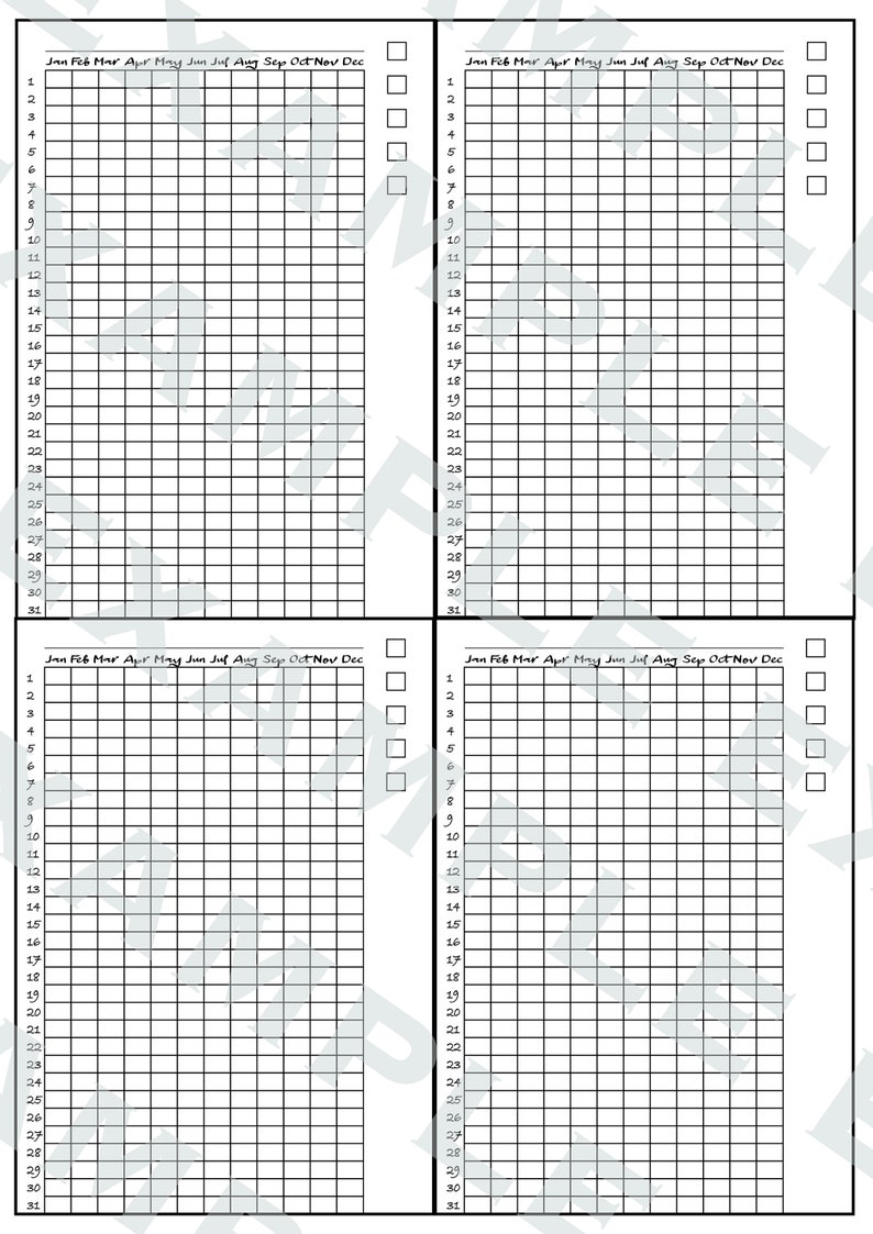 Bullet Journal Template, Journaling Made Easy, Bullet Diary Page - Etsy