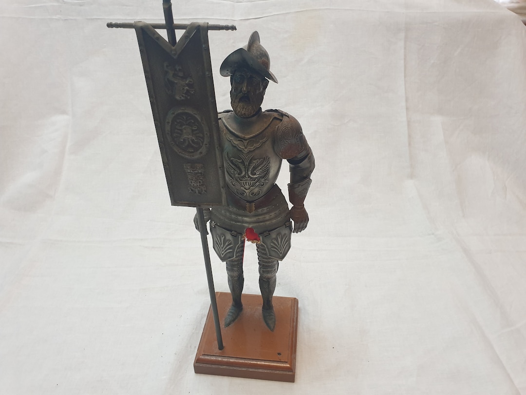 Handcrafted Iron Knight Statue Unique Medieval Art for Home - Etsy