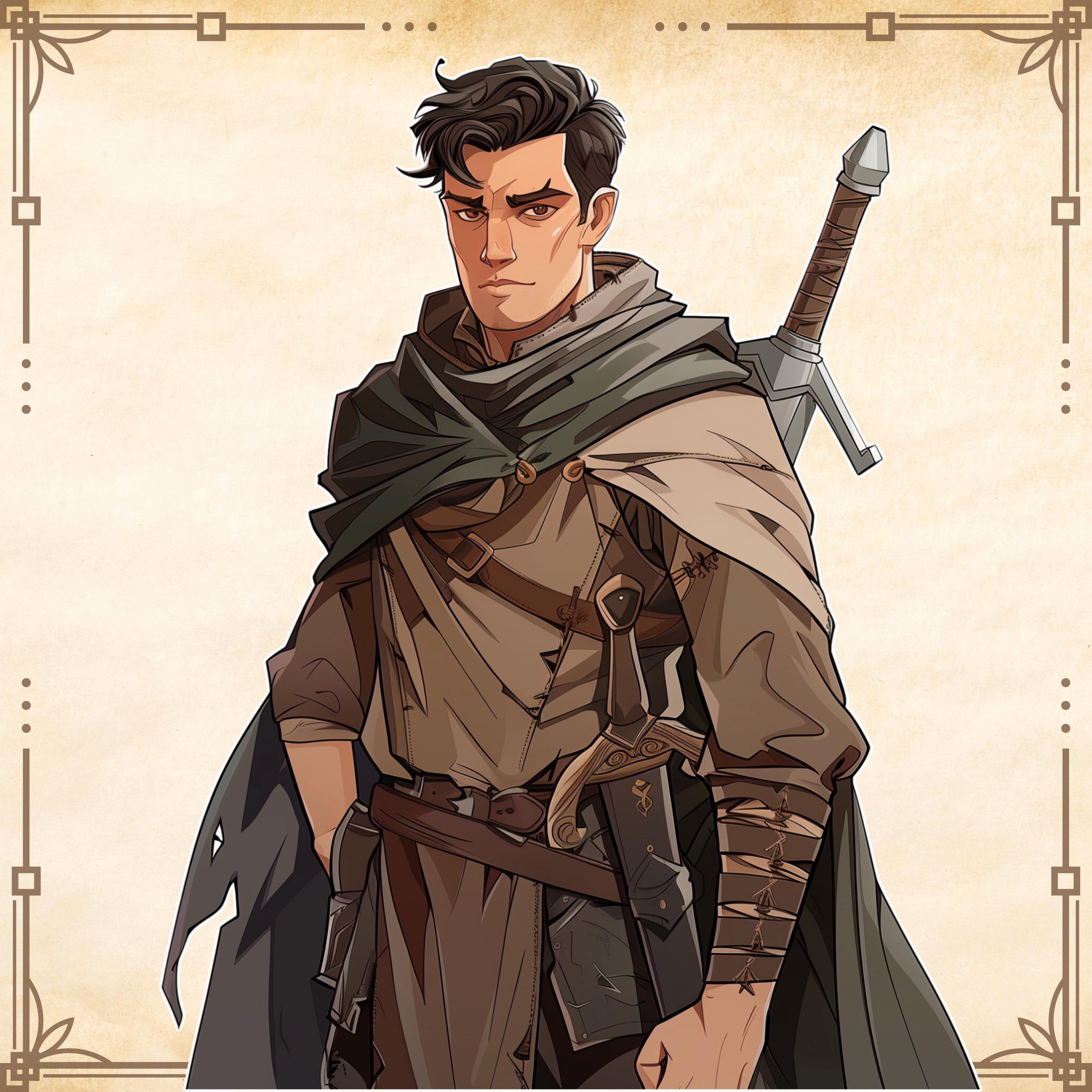 Custom Anime DND Character Art Commission: Full Body Dungeon Character ...