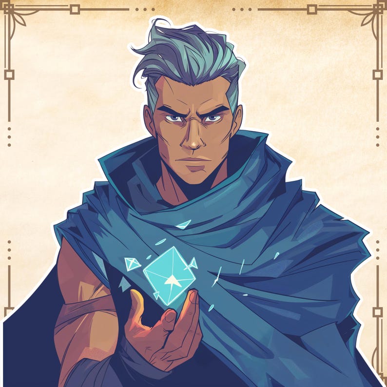 Custom Anime DND Character Art Commission: Full Body Dungeon Character ...