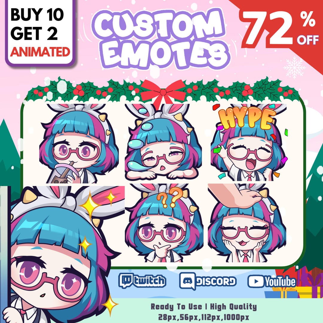 Custom Twitch Emotes Emotes Twitch Emotes Custom GIF Emotes YCH Twitch ...