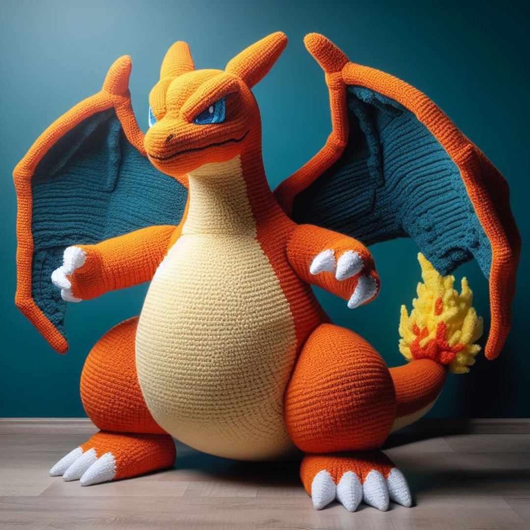 Charizard Amigurumi Crochet Pattern Cute PDF Instant Download - Etsy UK