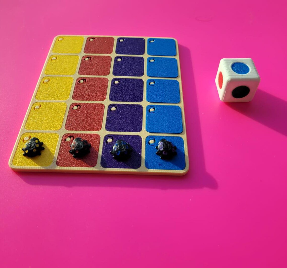Primary & Secondary Color Cube STL – 3D Printable Montessori Learning ...