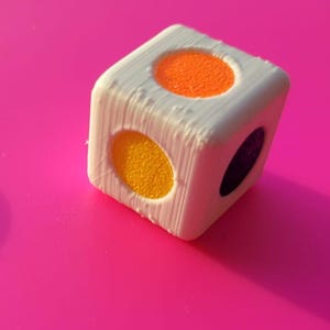 Primary & Secondary Color Cube STL – 3D Printable Montessori Learning ...