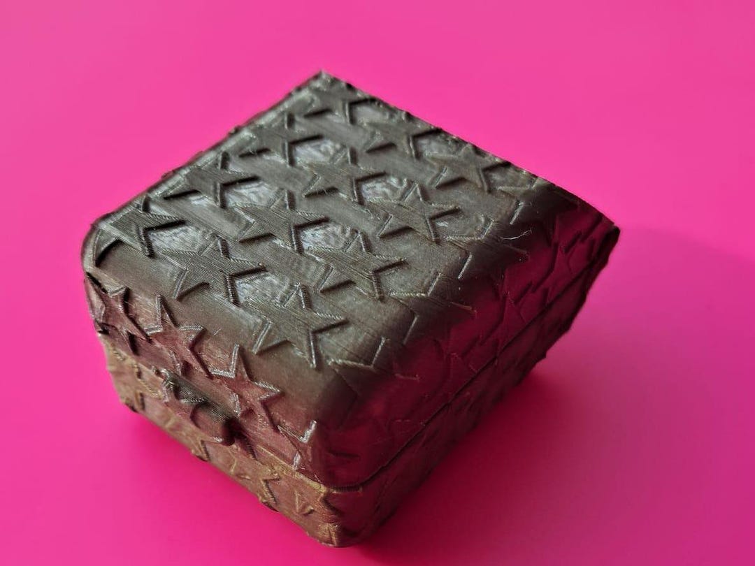 3D Printable Jewelry Box STL | Print-in-place Star Storage Case - Etsy