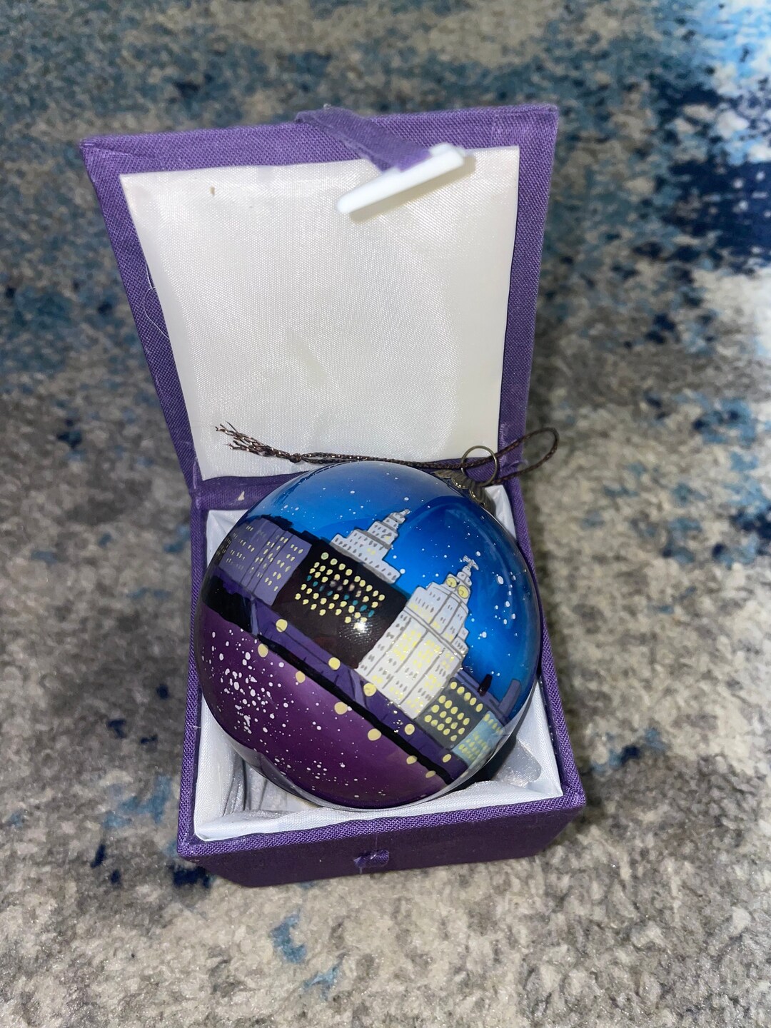 Hanpainted Liverpool Christmas Bauble - Etsy UK