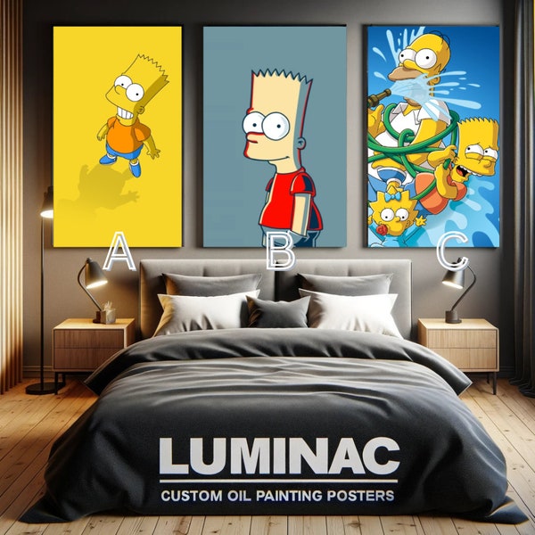 Simpsons Art - Etsy