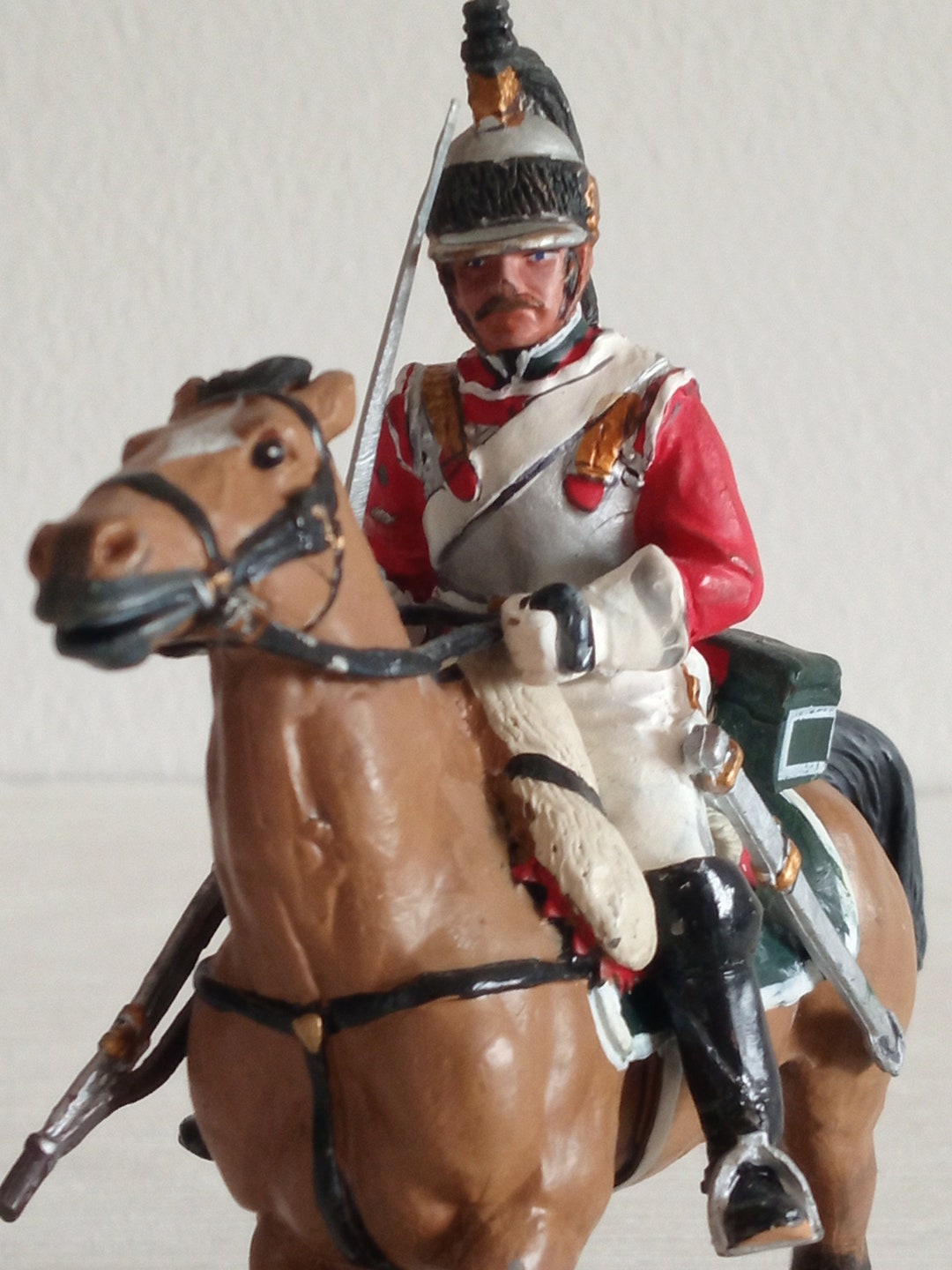 Sammlerstück Zinnsoldat zu Pferd - Etsy.de