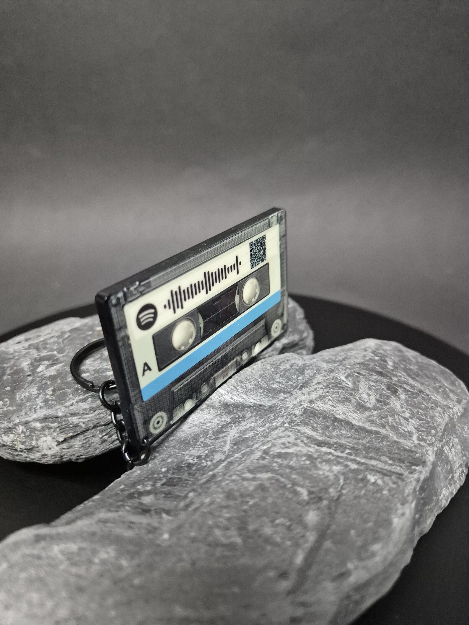 Personalized Spotify Cassette Keychain – Romantic Valentine’s Gift for ...