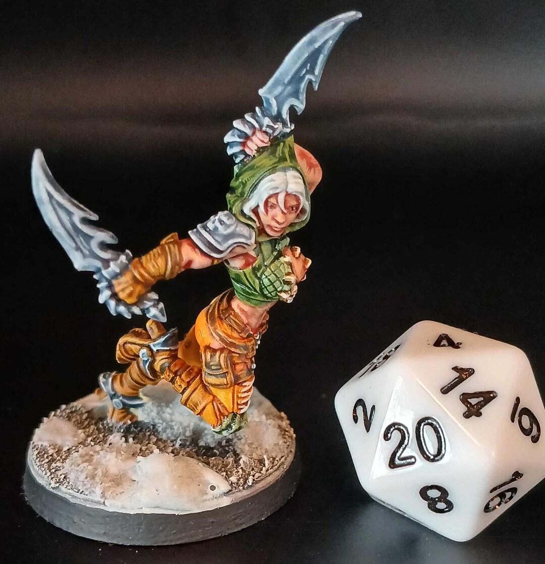 Well Painted Assassin, Rogue, Thief Miniature, D&D, Frostgrave ...