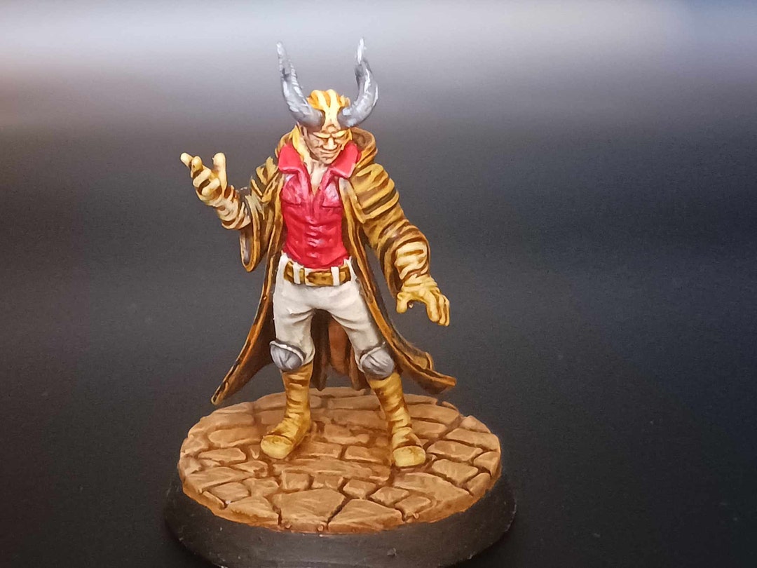 Well Painted Tiefling Miniature, D&D, Frostgrave, Pathfinder, Dungeons ...