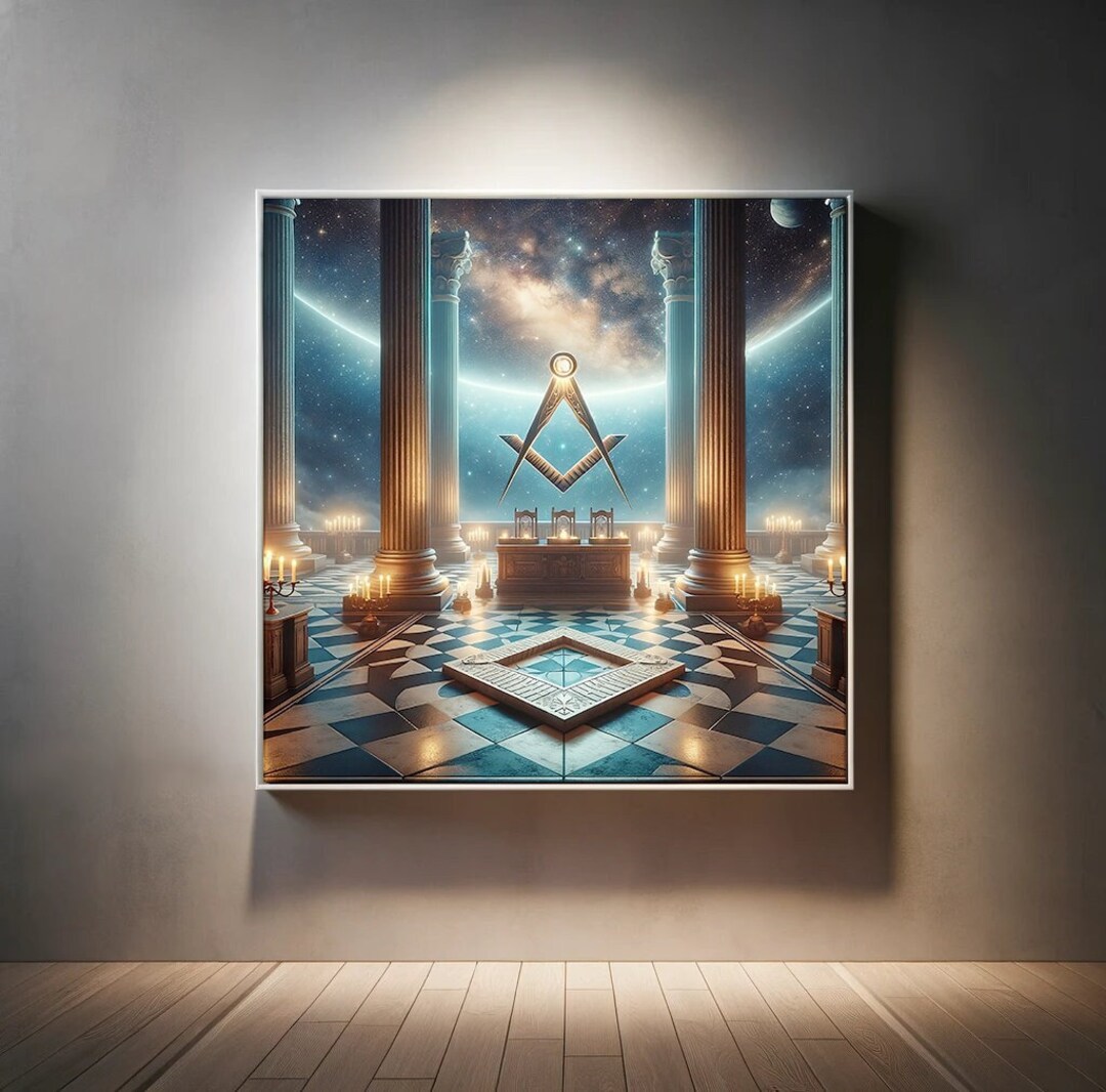 Masonic View on the Stars Wall Art - Etsy UK