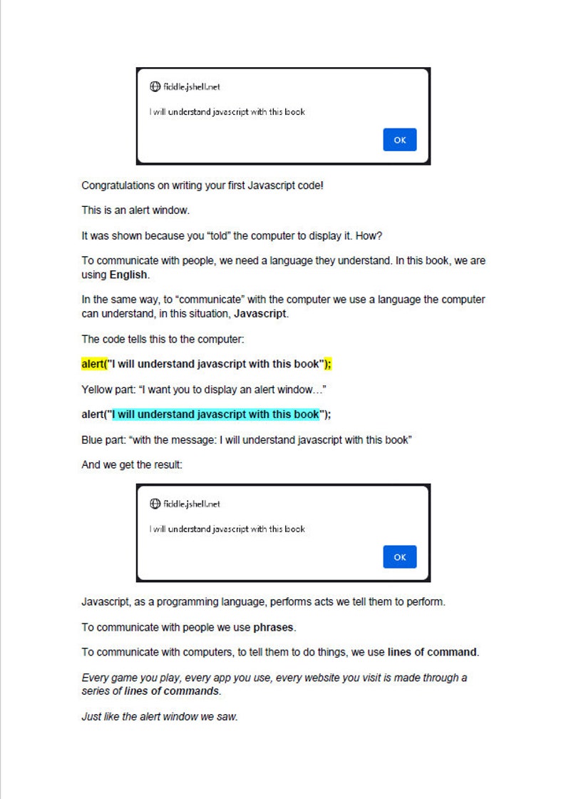 Javascript in Less Than 50 Pages - Etsy
