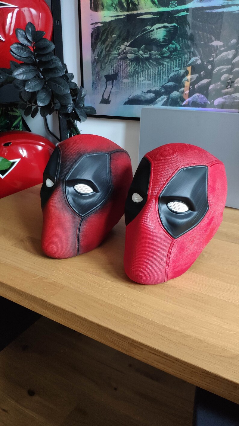 Deadpool Mask Helmet Cosplay Wearable Marvel Superhero Costume Dc ...