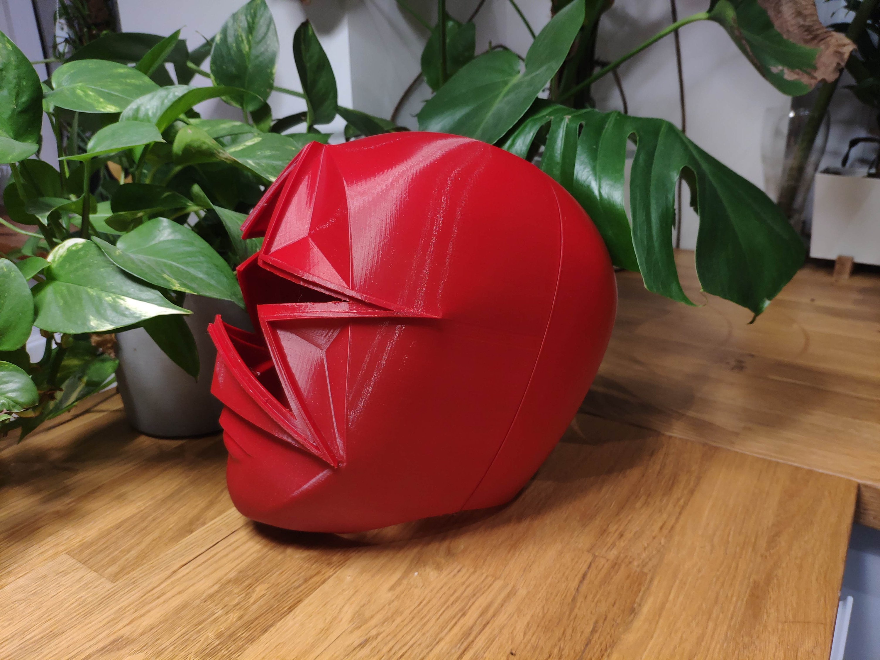 Power Rangers Zeo Red Helmet Mask Props Wearable Finished High Quality ...