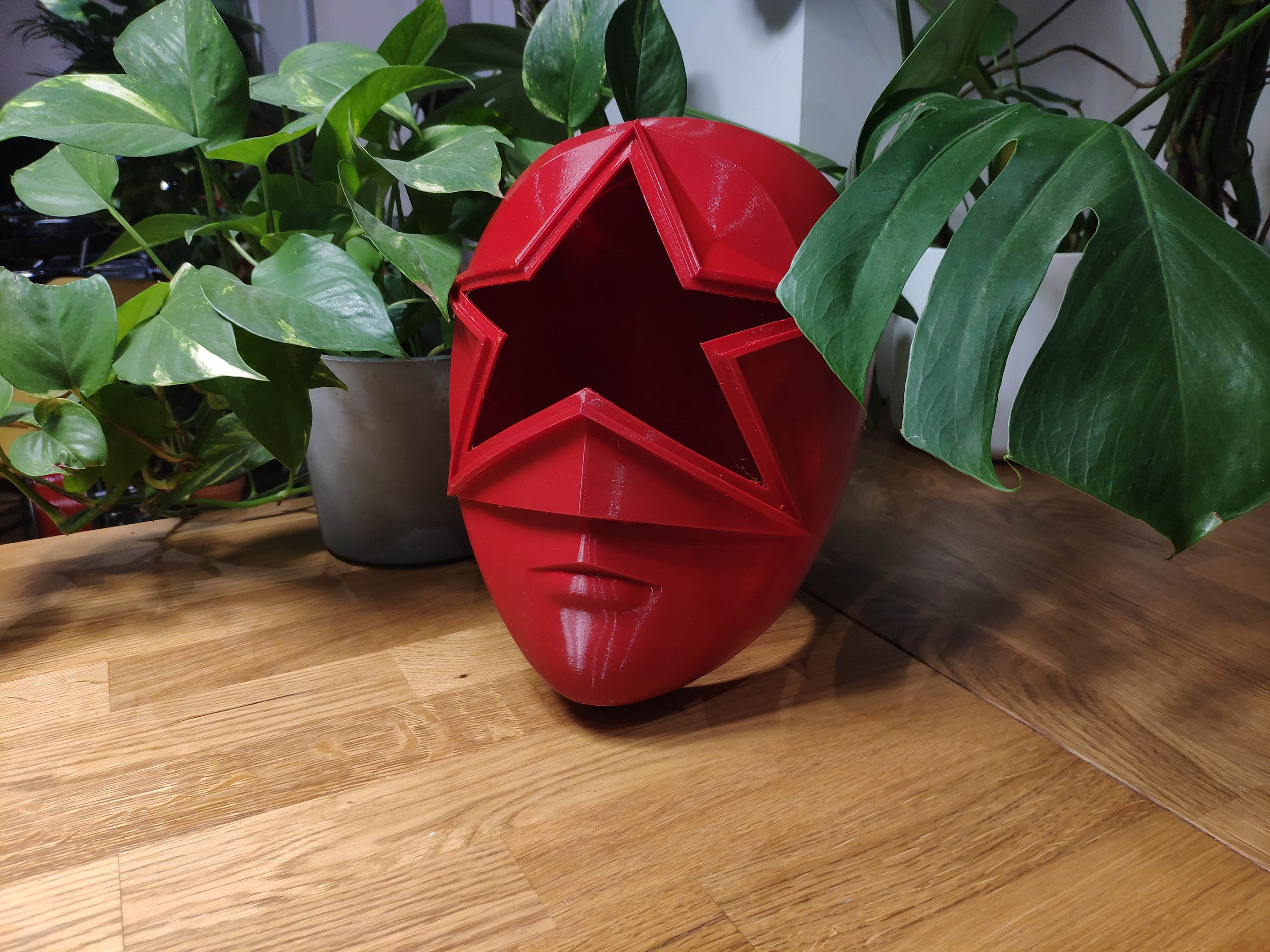 Power Rangers Zeo Red Helmet Mask Props Wearable Finished High Quality ...