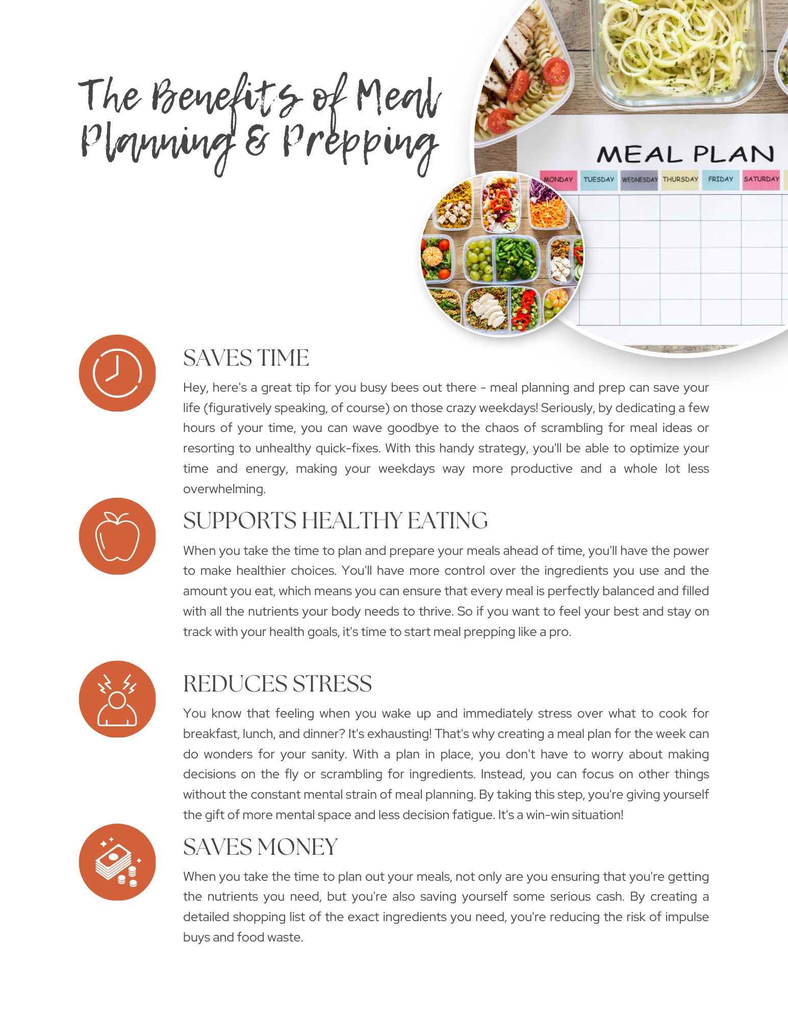 The Ultimate Meal Planning and Prepping Guide - Etsy