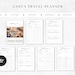 Canva Travel Planner Template - Organize Your Journey With Itinerary ...