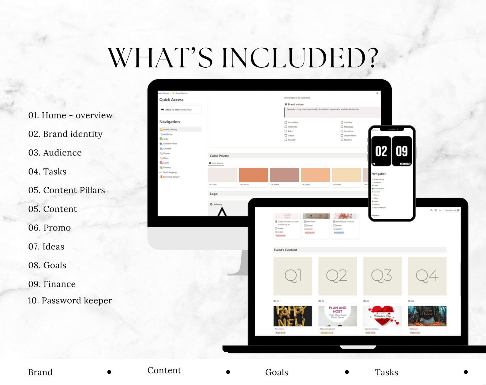 Notion Social Media Planner Template Bundle, Content, Tracker, Posts ...