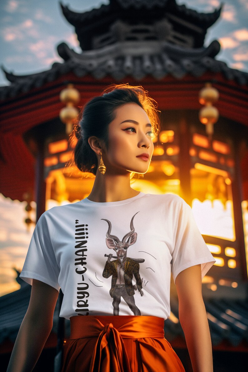 Unisex Kudu T-shirt, Goro Majima Styled Kudu With Baseball Bat, Kiryu ...