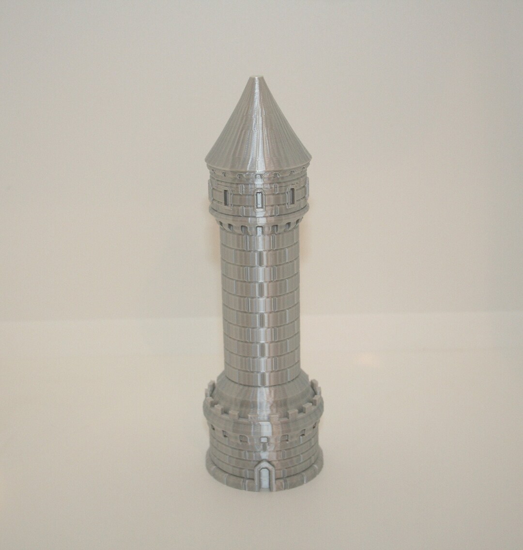 Castle Fantasy Tower 3D Printed 7 3/4 Tall Toy Figurine Collector Lord ...