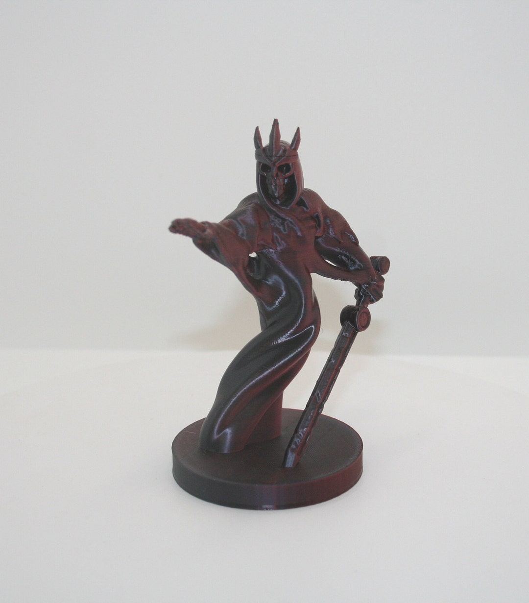 Wraith With Sword 3D Printed Tall Fantasy Dnd Office Desk Toy - Etsy