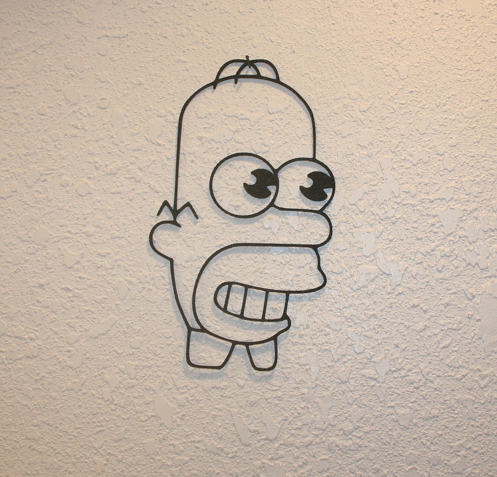 Homer Simpson Face 8 3/4 X 12 Wall Decor 3D Printed Wall Art Minimalist ...
