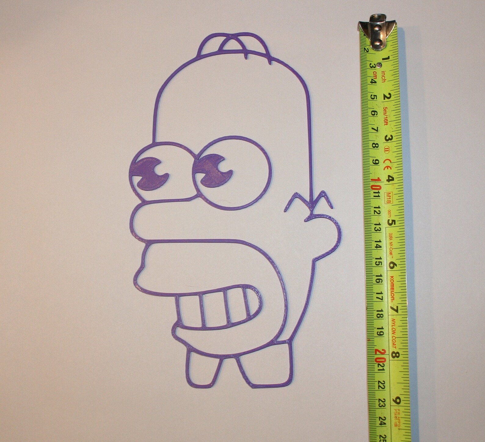 Homer Simpson Face 8 3/4 X 12 Wall Decor 3D Printed Wall Art Minimalist ...