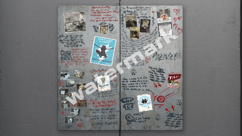 Portal 2 Doug Rattman Wall Poster Print | 12 X 12 Matte or Gloss - Etsy