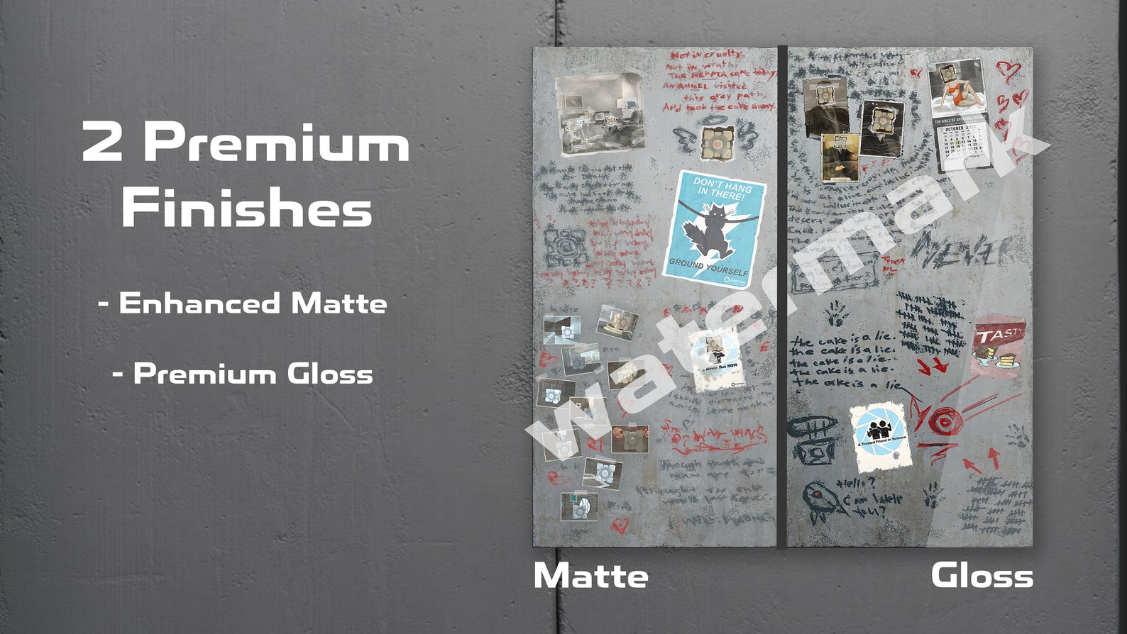 Portal 2 Doug Rattman Wall Poster Print | 12 X 12 Matte or Gloss - Etsy