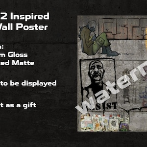 Half Life 2 Graffiti Wall Poster | 12 X 12 Matte or Gloss - Etsy